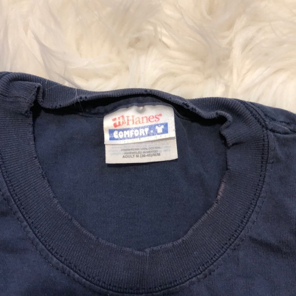 Hanes | Tops | Vintage Nypd Tee Navy | Poshmark
